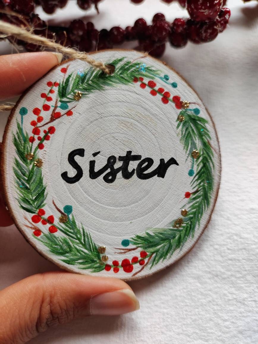 Customized Name Bauble Hand Painted Christmas Decoration - Etsy