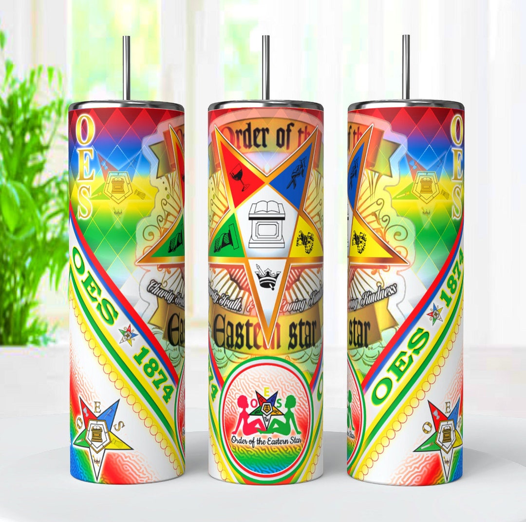 OES 'order of the Eastern Star Tumbler - Etsy