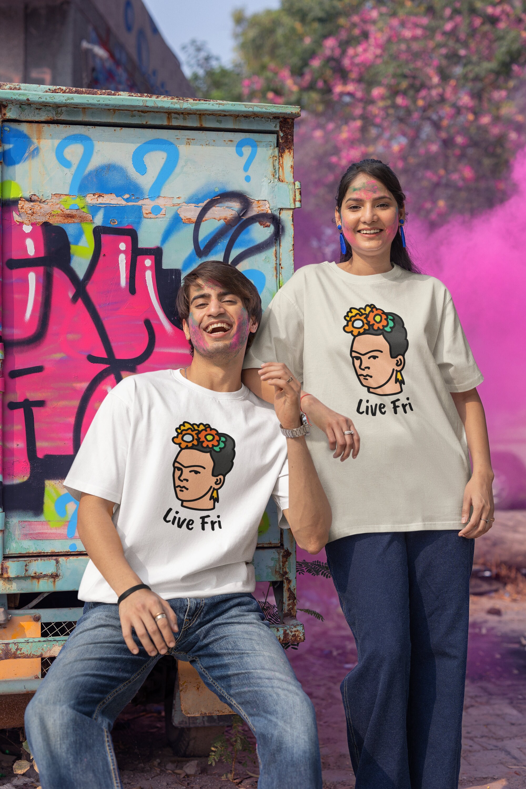 Frida Kahlo Tshirt, Live Fri, Live Free, Unisex Tshirt, Pride, LGBTQ ...