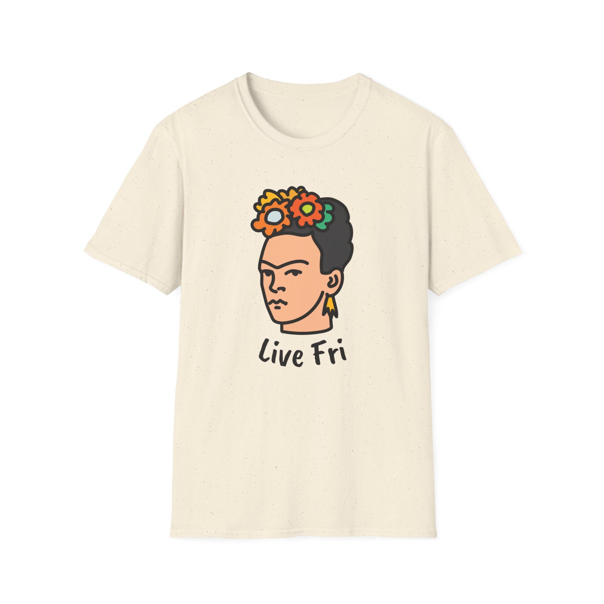 Frida Kahlo Tshirt, Live Fri, Live Free, Unisex Tshirt, Pride, LGBTQ ...