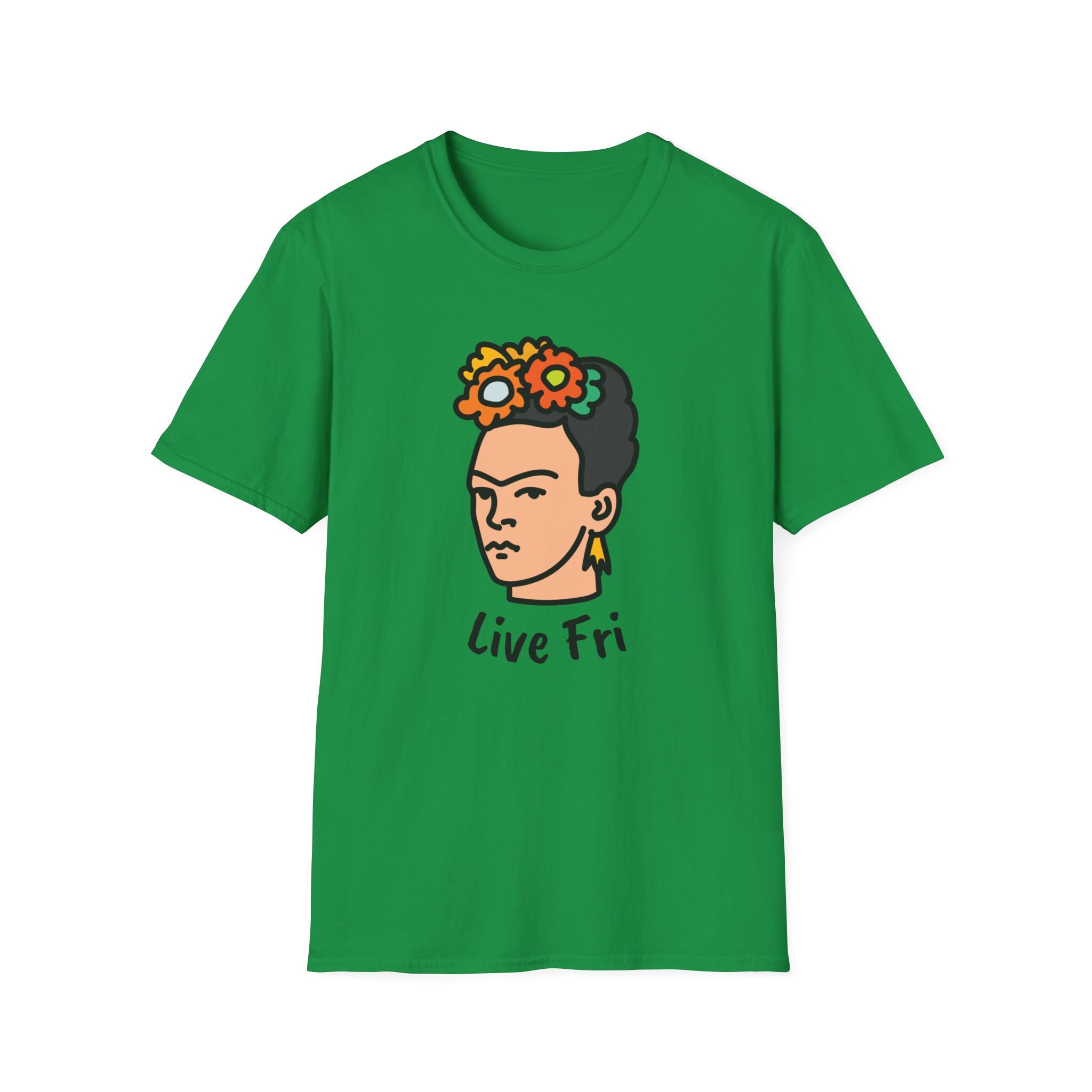 Frida Kahlo Tshirt, Live Fri, Live Free, Unisex Tshirt, Pride, LGBTQ ...