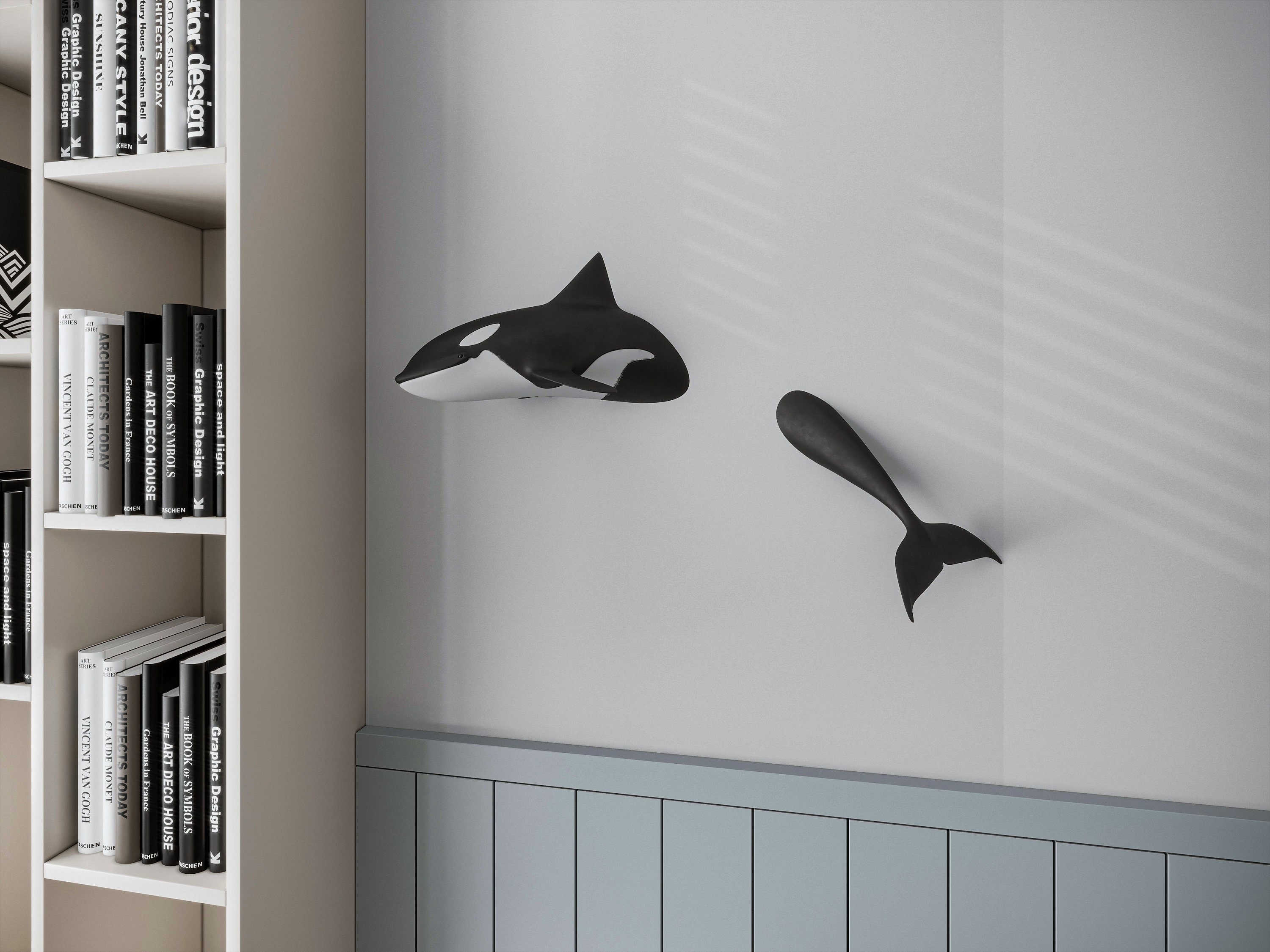 Orca Whale Wall Decor- Orca Whale Decor-orca-orca Art - Etsy