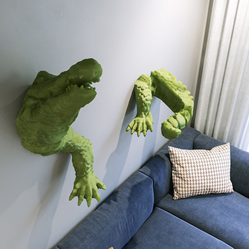 Alligator Wall Decor - Etsy