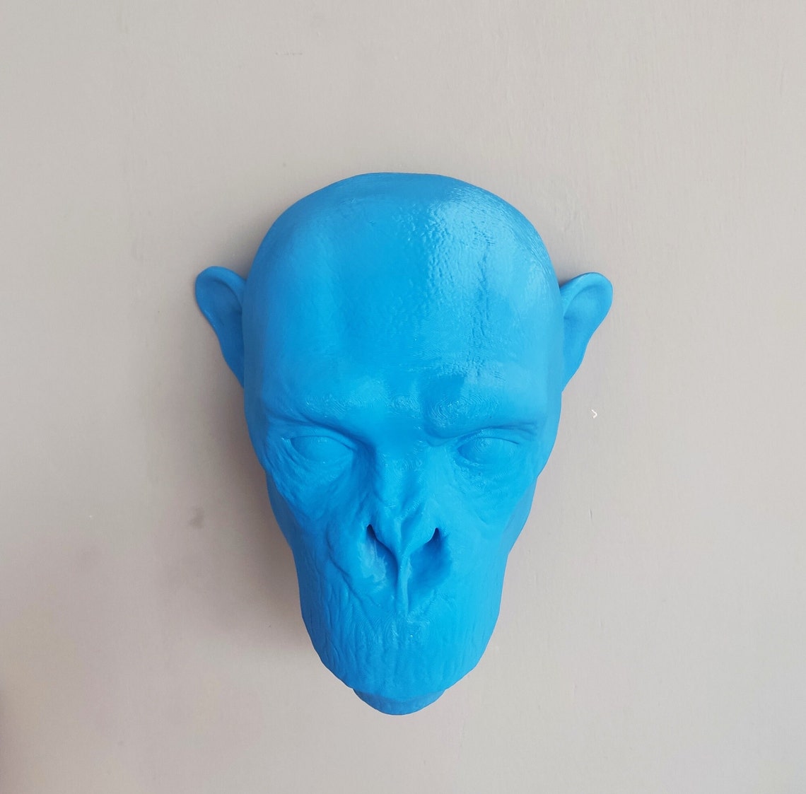 3D Monkey Head Wall Art, Realistic Sculpture - Etsy