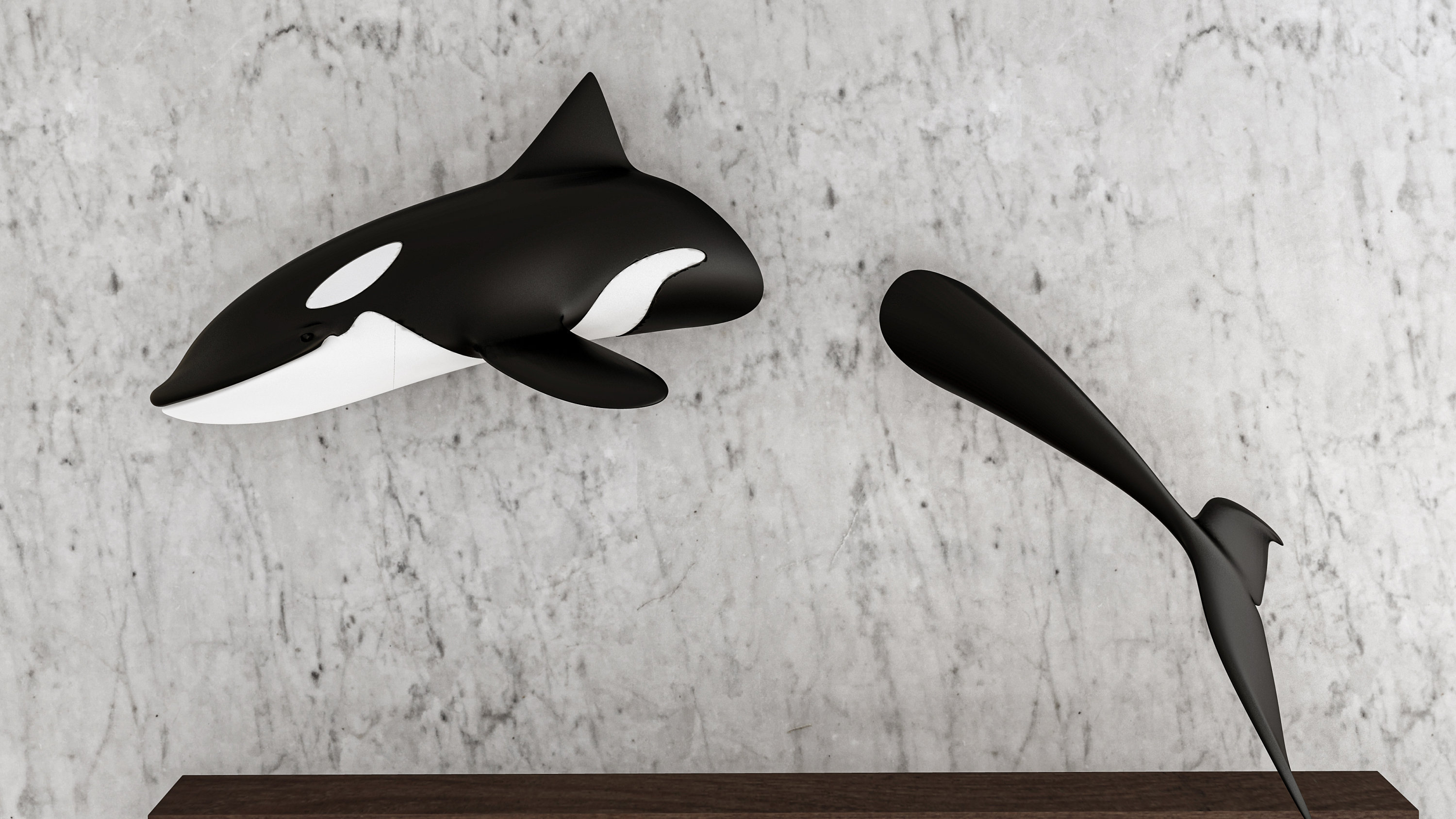 3D Orca Whale Wall Decor – Ocean Wall Art - Etsy