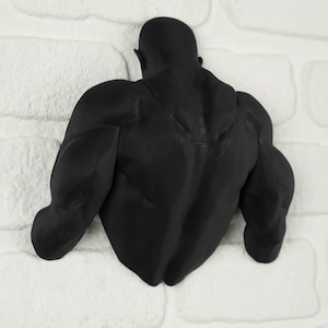 3D Man Wall Decor- 3d Muscular Man Entering the Wall Wall Art - Etsy
