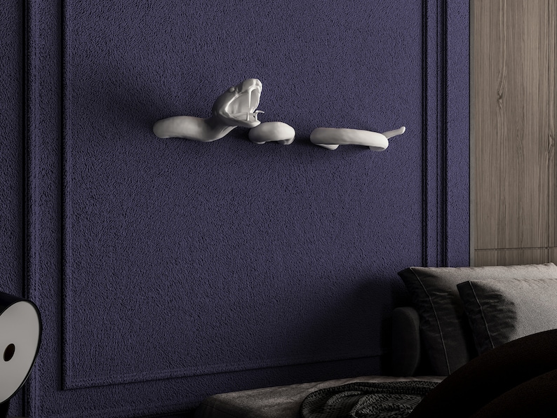 3D Snake Wall Decor – Garden Art, Outdoor Sculpture - Etsy