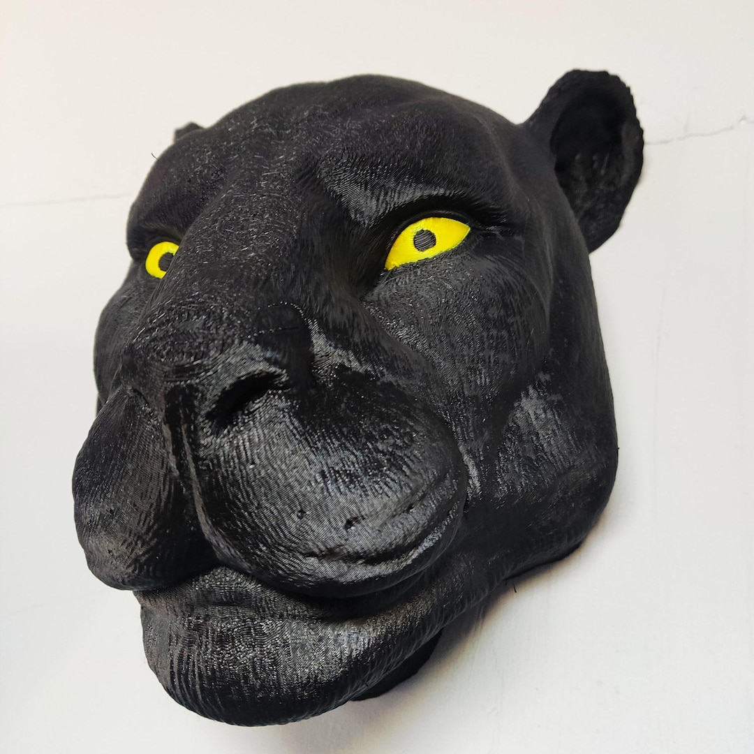 Black Puma Wall Decor- Puma Comes Out of the Wall.the Cougar is ...
