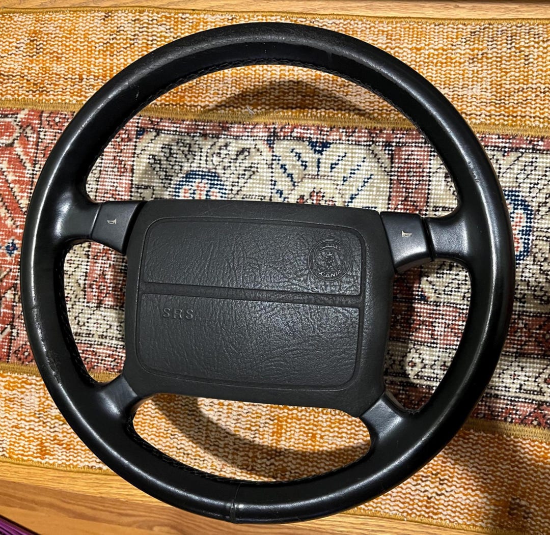 Saab 900 / 9000 SRS Leather Steering Wheel With Airbag (1990-94) - Etsy