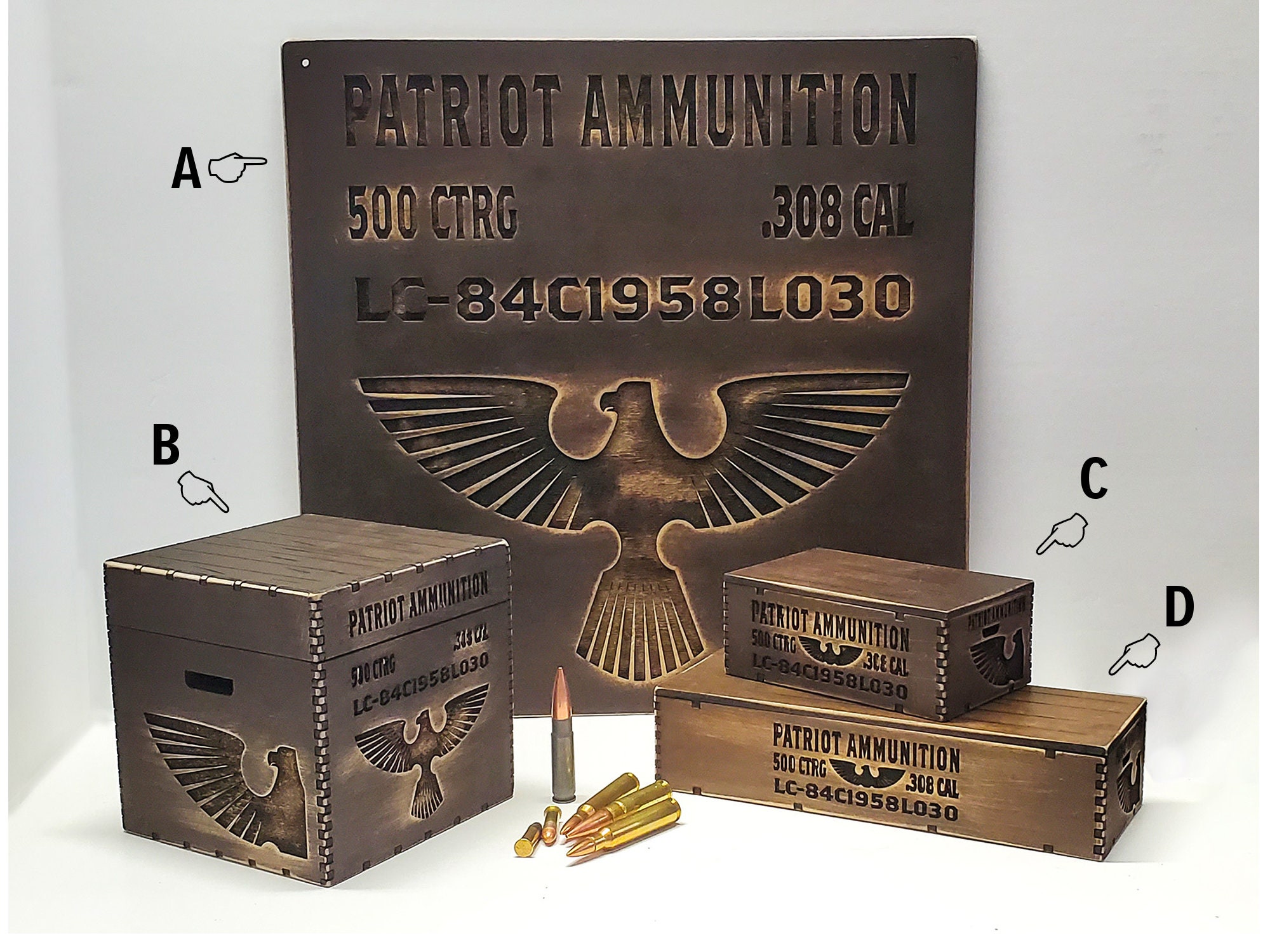 Miniature Ammunition Crate Ammo Box Engravable Customizable Gift for ...