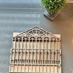 DIY Miniature Conservatory Kit, Garden House, Dollhouse Orangery, Scale ...