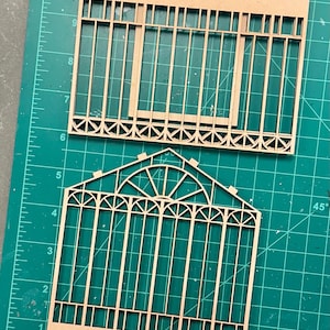 1:24 Scale DIY Miniature Conservatory Kit, Garden House, Dollhouse ...