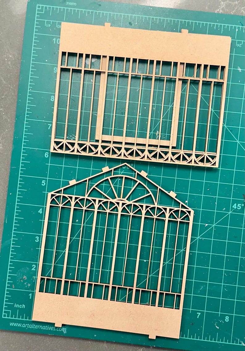 1:24 Scale DIY Miniature Conservatory Kit, Garden House, Dollhouse ...