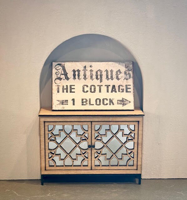 Miniature Antique Wooden Sign, Dollhouse Sign, 1:12 Scale - Etsy