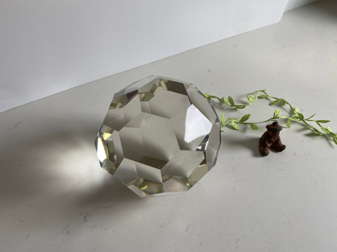 Modern Crystal Glass Sphere - Etsy