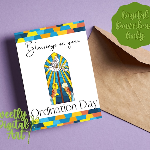 Catholic Priest Ordination Anniversary Cards - Etsy