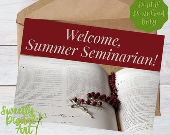 Welcome New Priest Card Instant Download Printable Card - Etsy