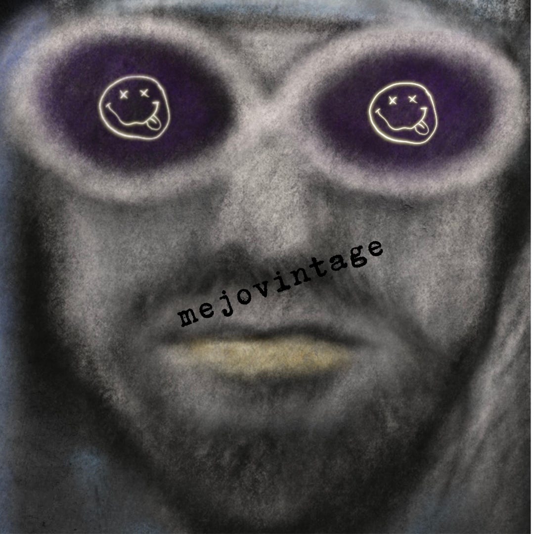Kurt Cobain Smiley Nevermind Digital Art, Digital Download, PNG Digital ...