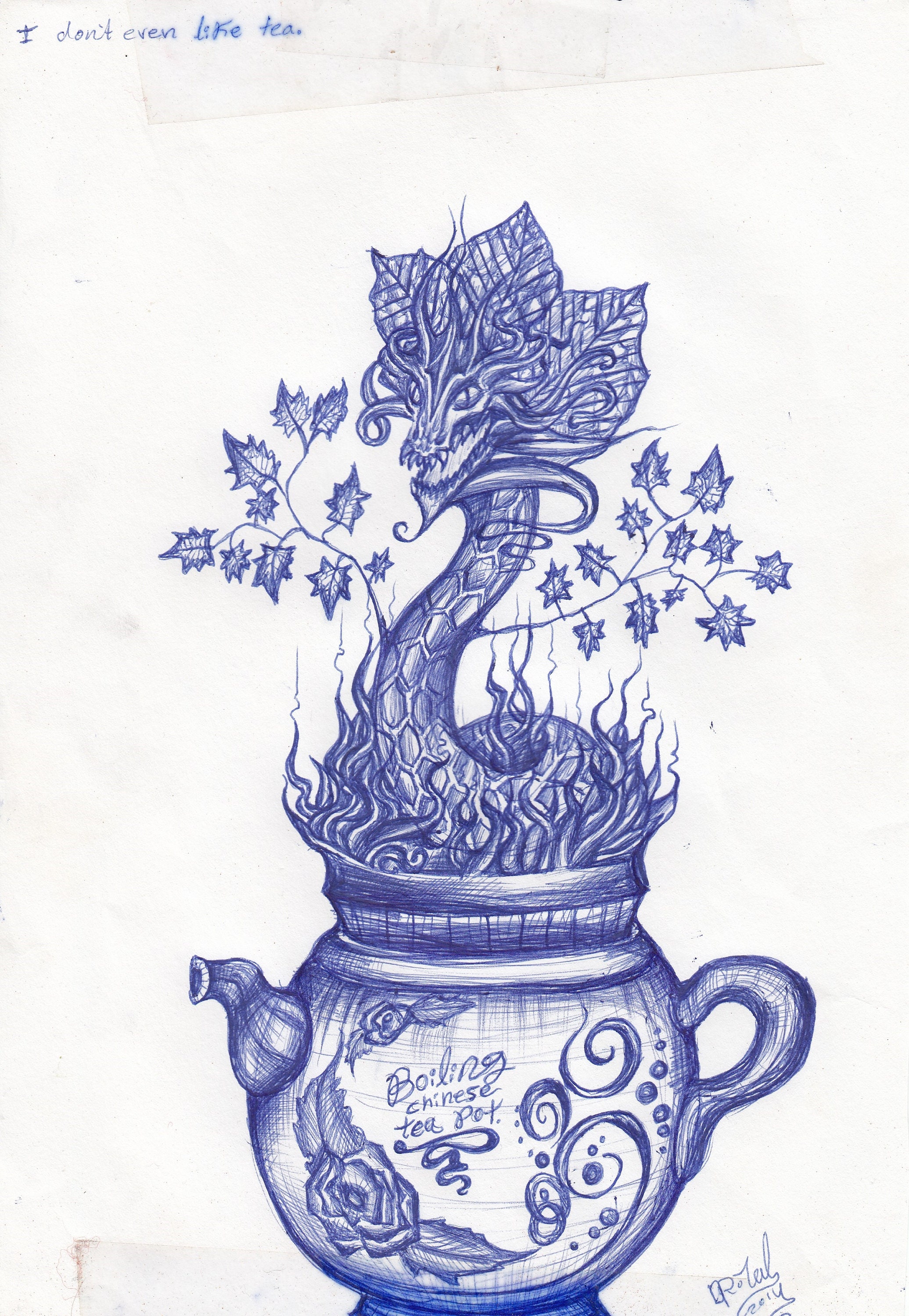 Chinese Tea Drawing