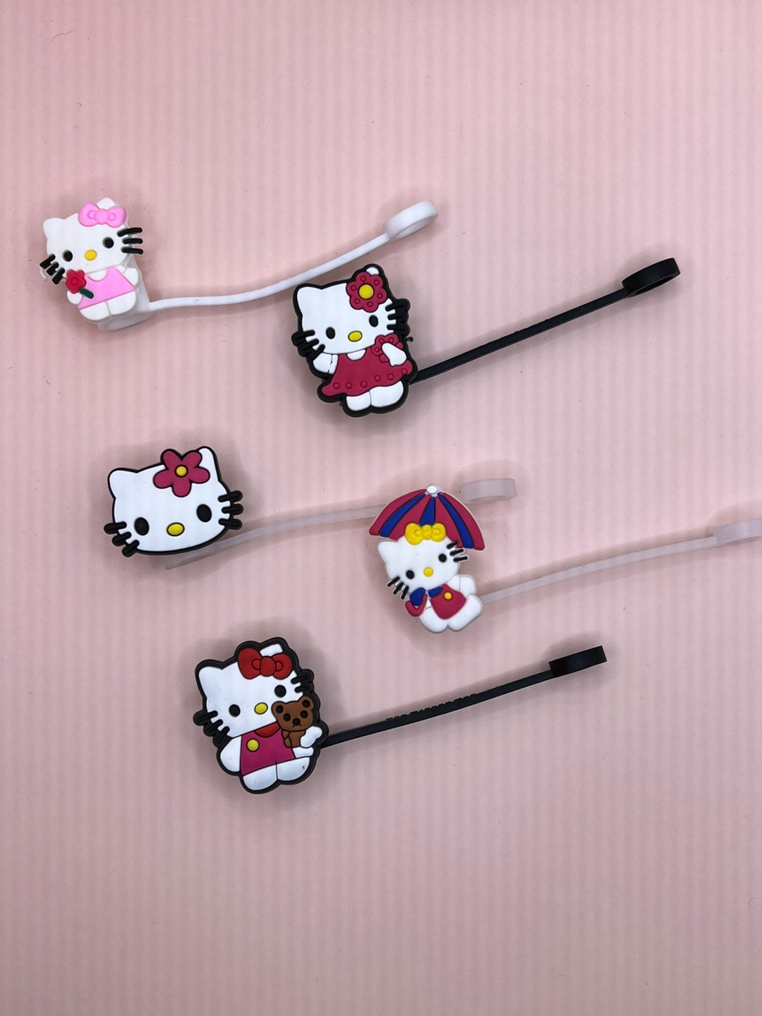 Hello Kitty Straw Tips - Etsy