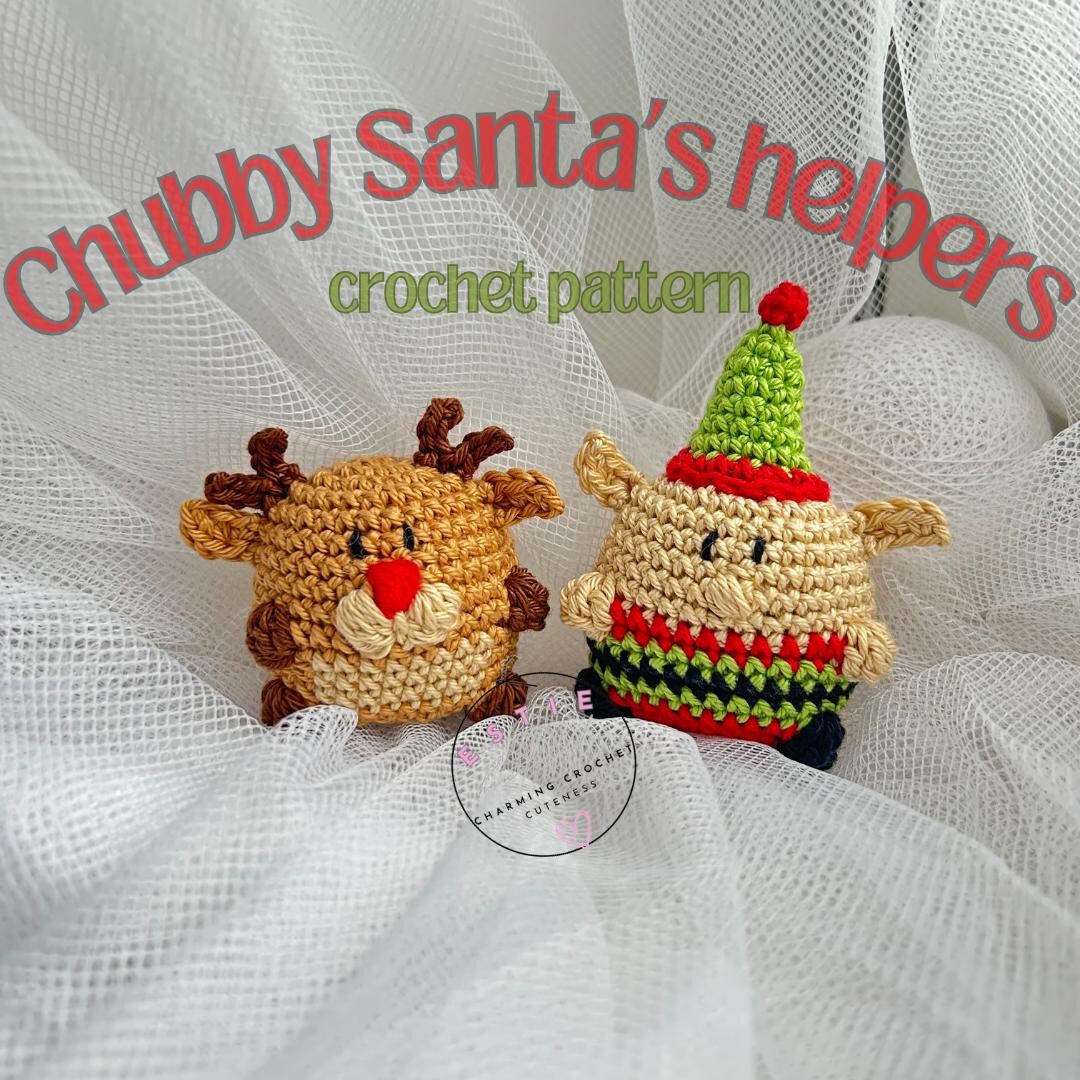 Chibi Rudolph and Elf Crochet Pattern – Christmas Amigurumi (PDF ...