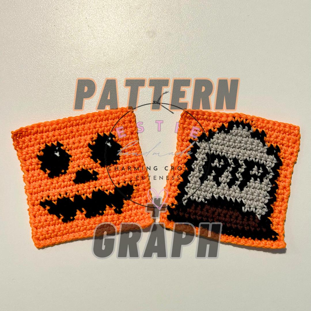 Halloween Crochet Tapestry Pattern Set PDF PATTERN – 12 Cute & Spooky ...