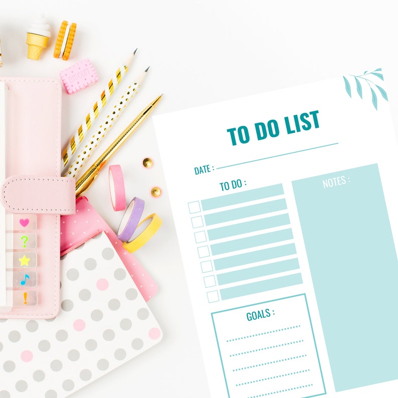 Printable Download to Do List to Do List Printable, Daily to Do List ...