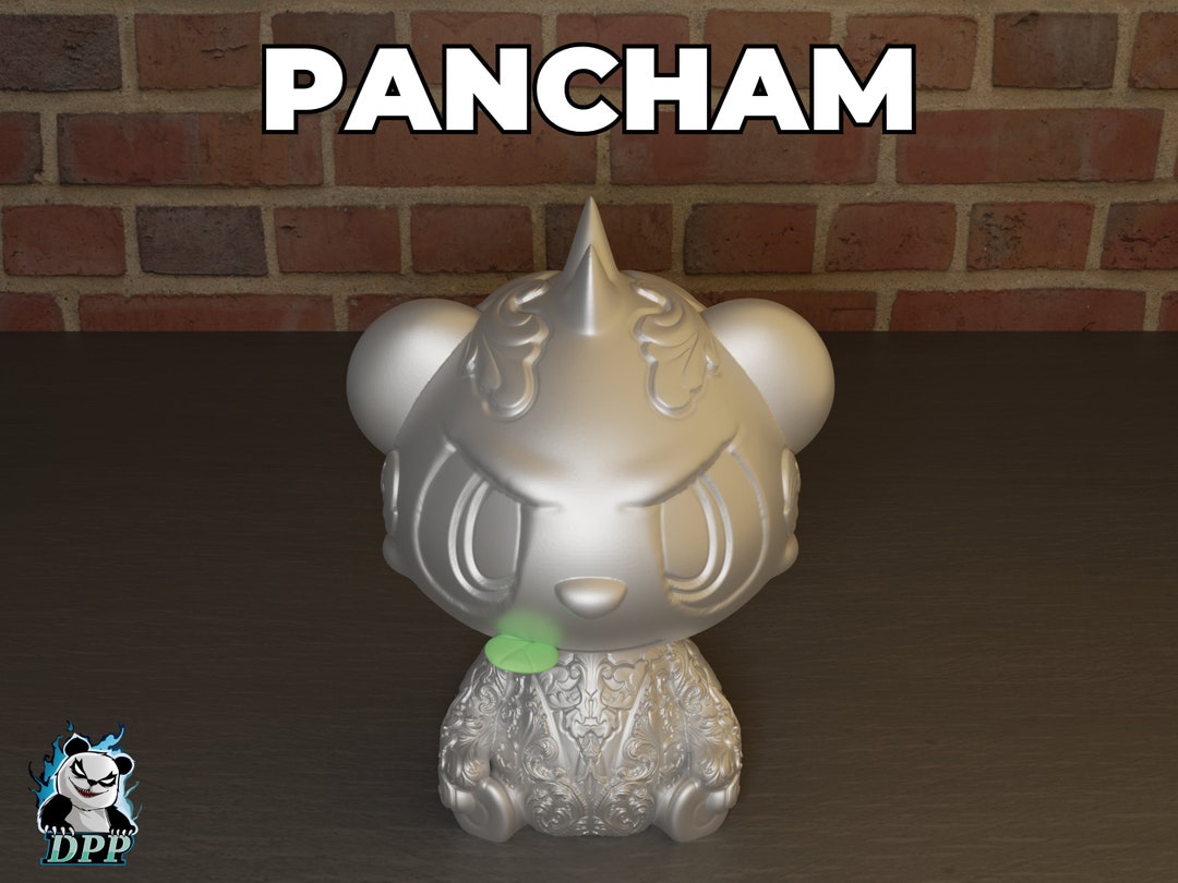 PANCHAM Ornamental Sitting Panda Pokemon | Pokemon Plastic PLA 3D Print ...