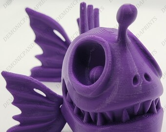 3d Printed Angler Fish - Etsy