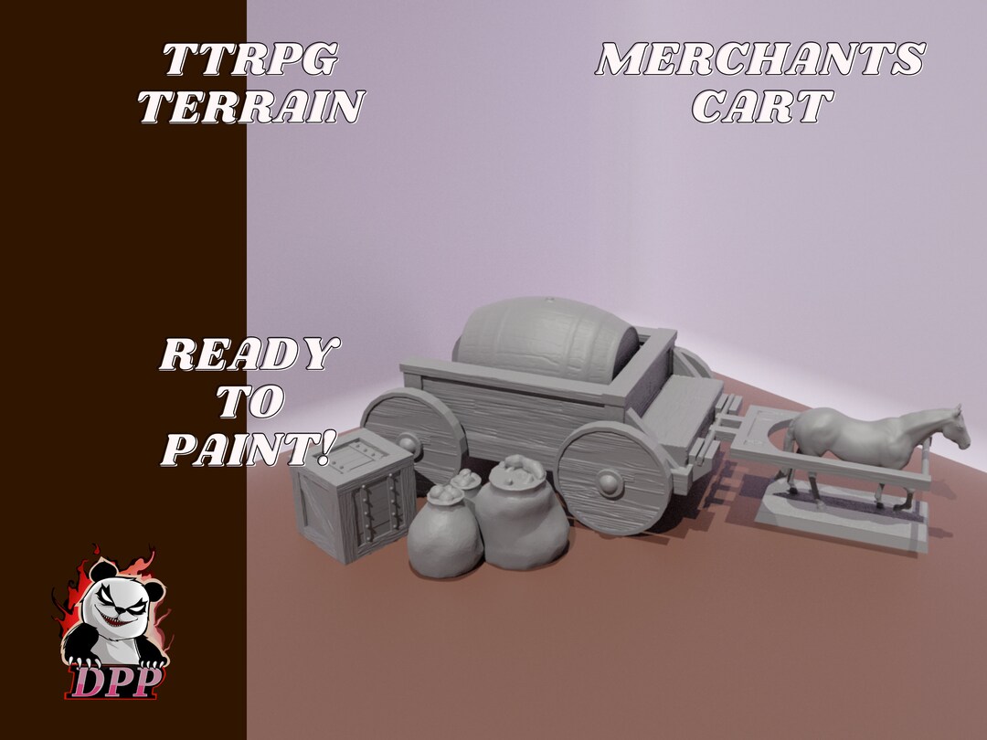 28mm Merchants Cart - Tabletop RPG Games - Warhammer - Dungeons and ...