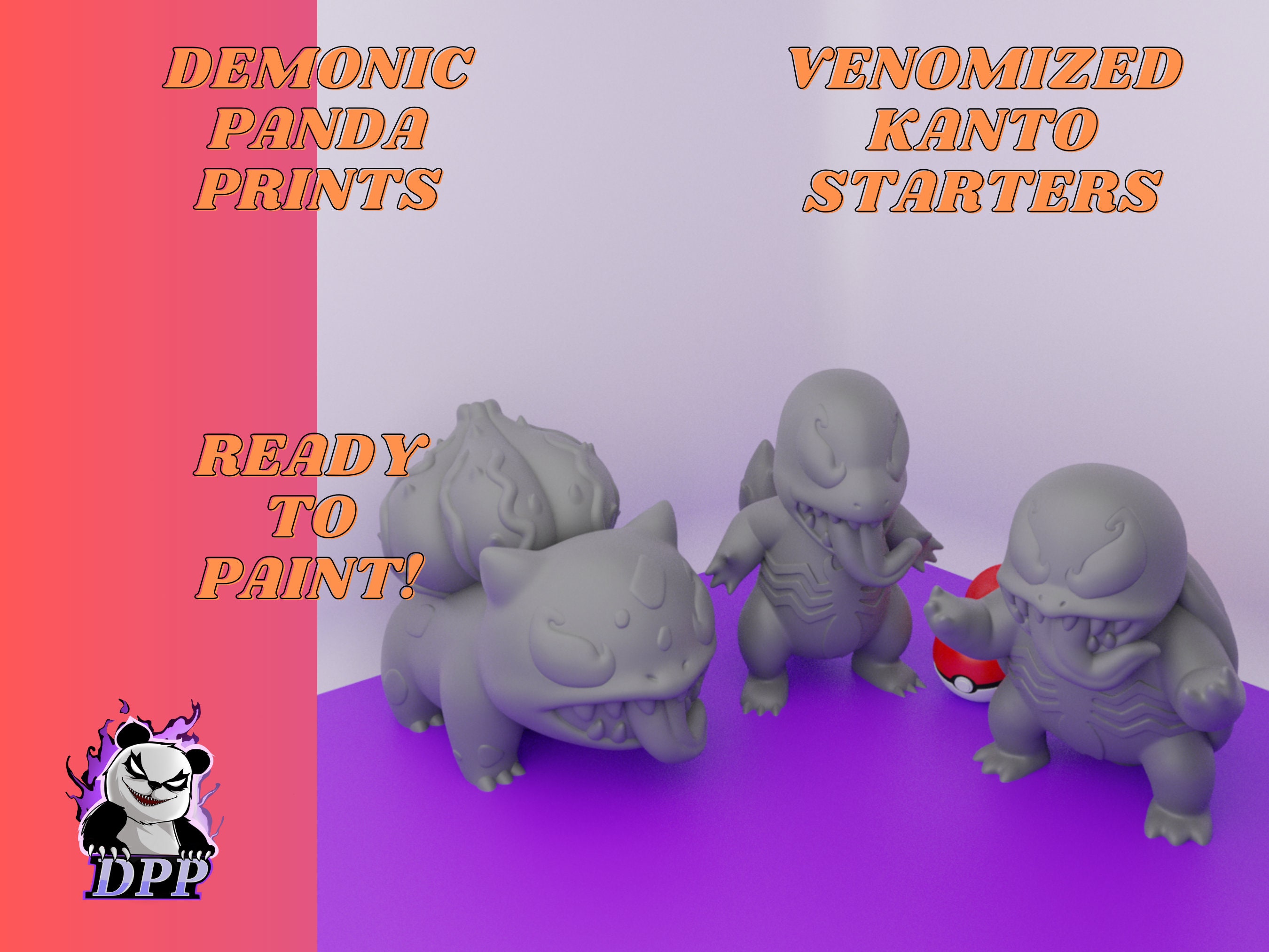 Venomized Kanto Starters - Pokemon Figure - Marvel - Charmander ...
