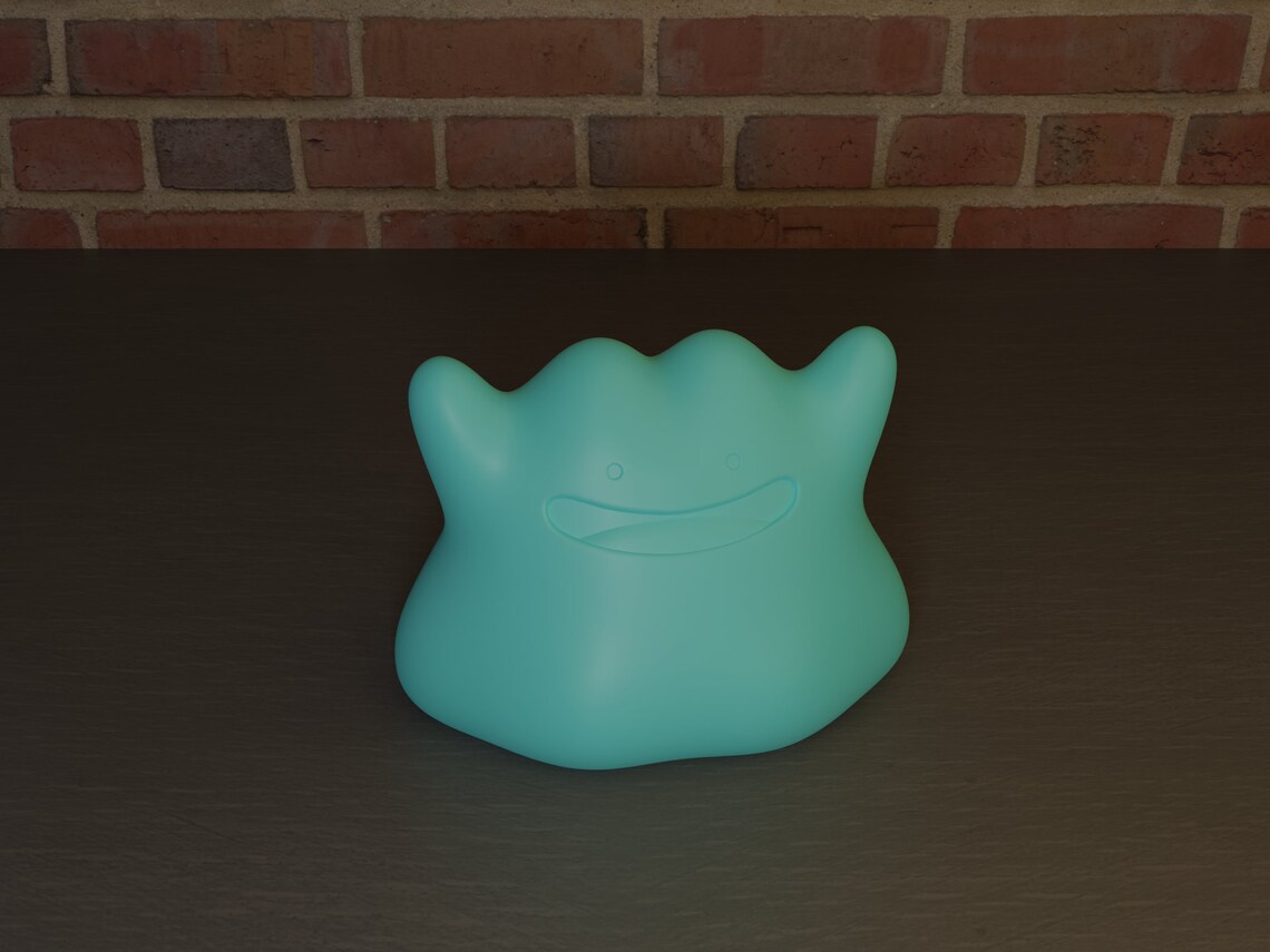 Ditto Pokemon 3D Print | Generation One | Gift for Geeks | Gift for ...