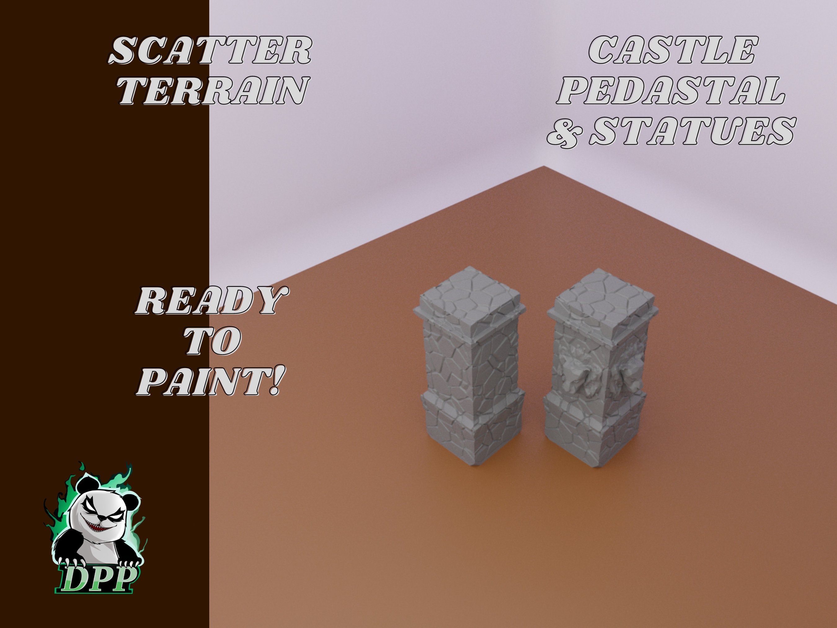 28mm Scatter Castle Pedastal Statues Tabletop RPG Games - Etsy