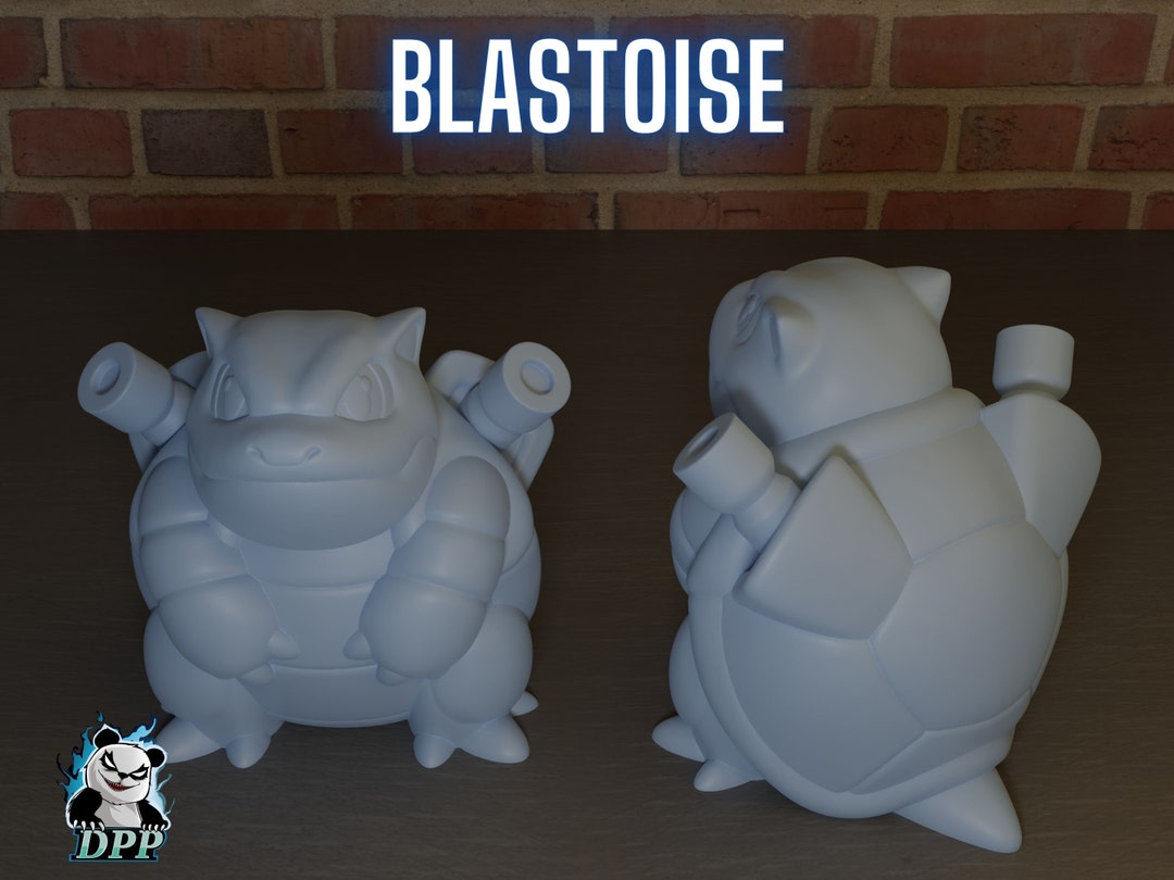 BLASTOISE 3D Printed Model | Pokemon 3D PLA Print | Gen 1 Starter ...