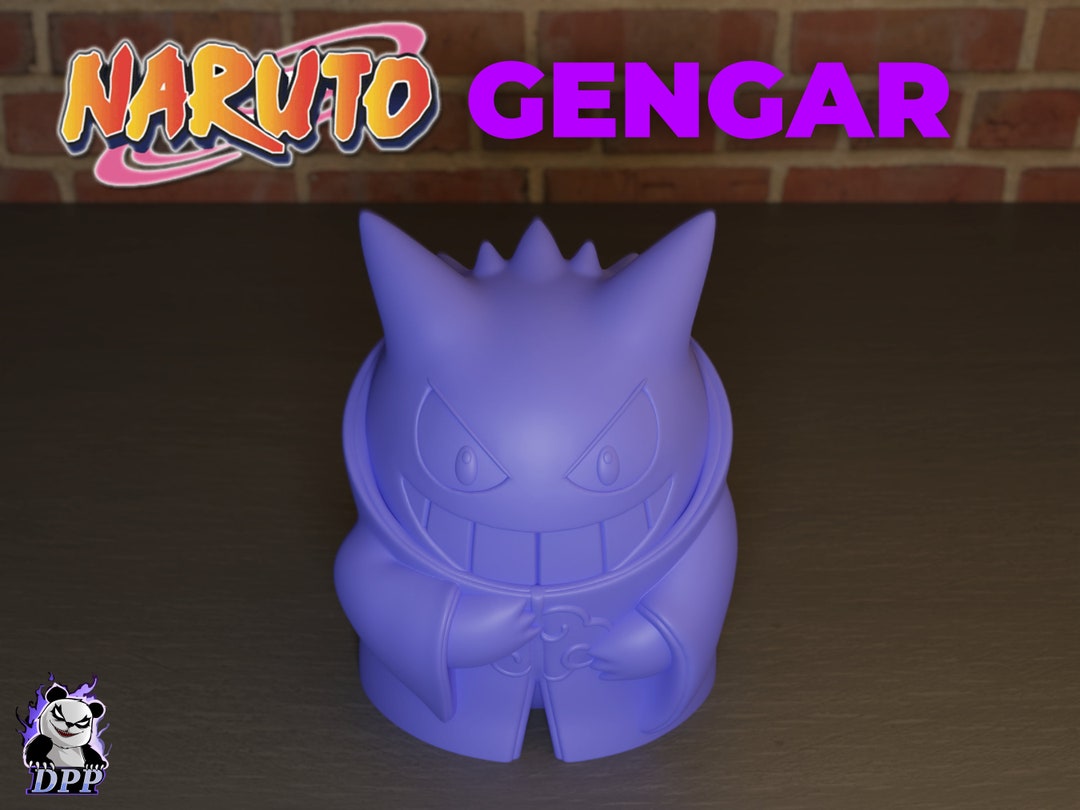 NARUTO GENGAR - Ornamental or Normal Design Available | Pokemon Plastic ...