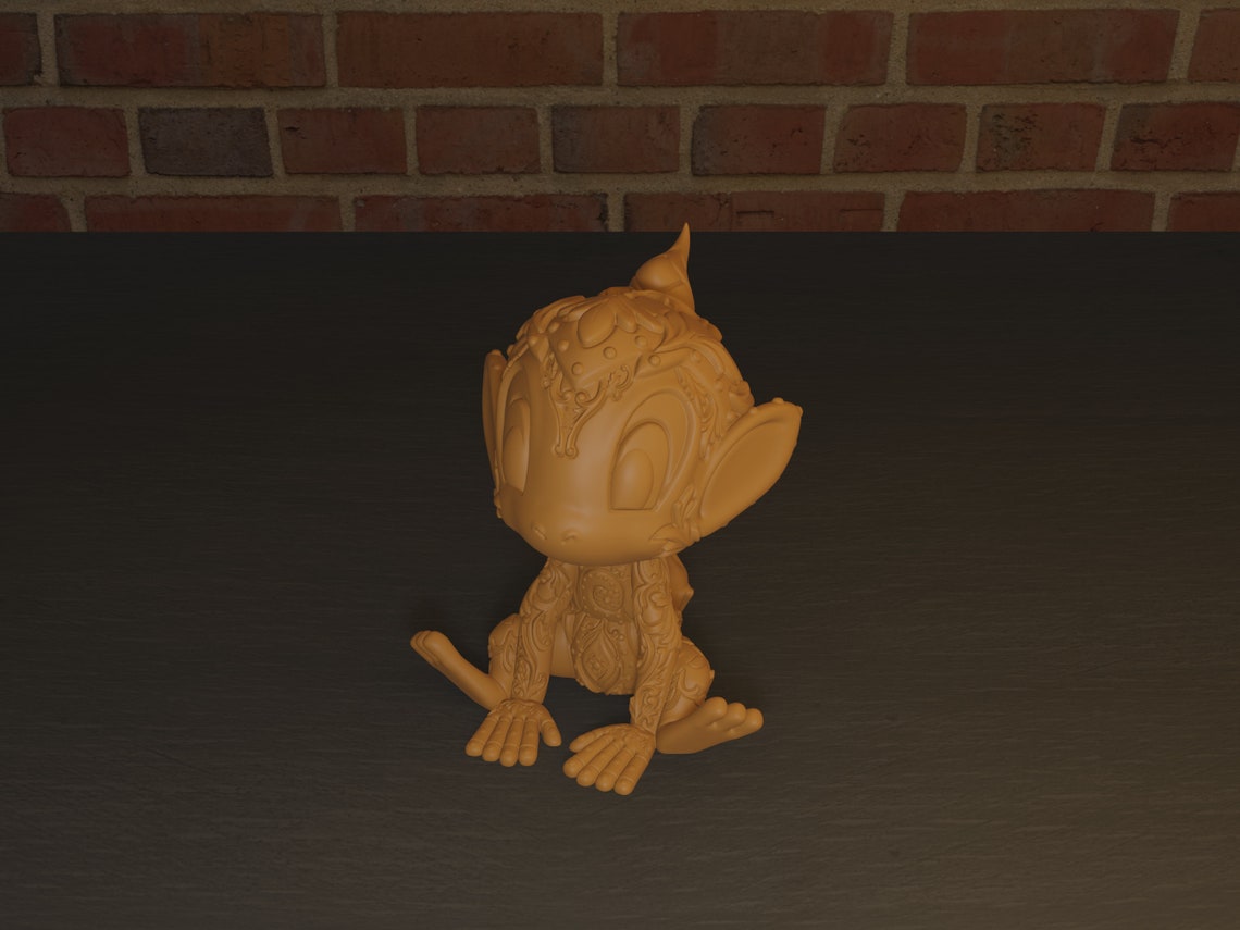 CHIMCHAR 3D Print Figure | Pokémon Fan Art Collectible | Geeky Desk ...