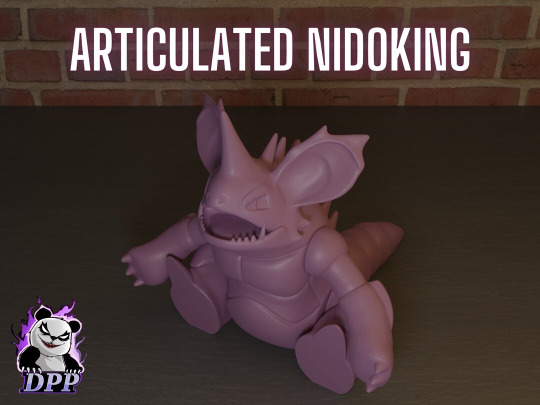 Articulated Nidoking | Pokemon Gen 1 | Gift for Gamers | Satisfying ...