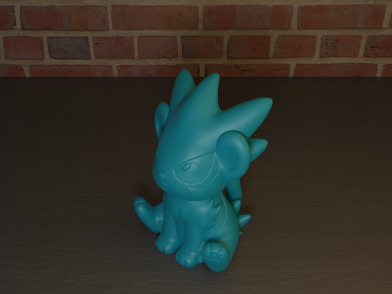 Luxray Chibi Pokemon PLA Resin 3D Print Cute Adorable - Etsy UK