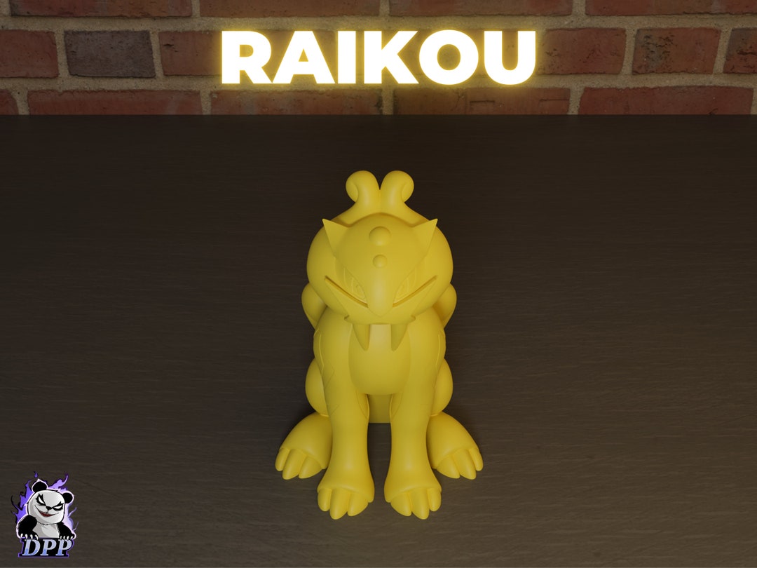 RAIKOU Legendary Pokemon 3D Print | Electric Type | Multiple Colours ...