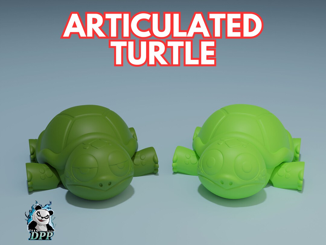 Articulated Turtle Reptile | Moving Figurine Animal Ocean | Satisfying ...