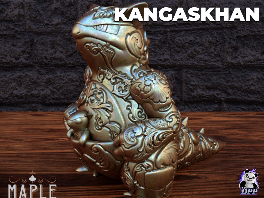 KANGASKHAN Ornamental Normal Kangaroo | Pokemon Plastic PLA 3D Print ...