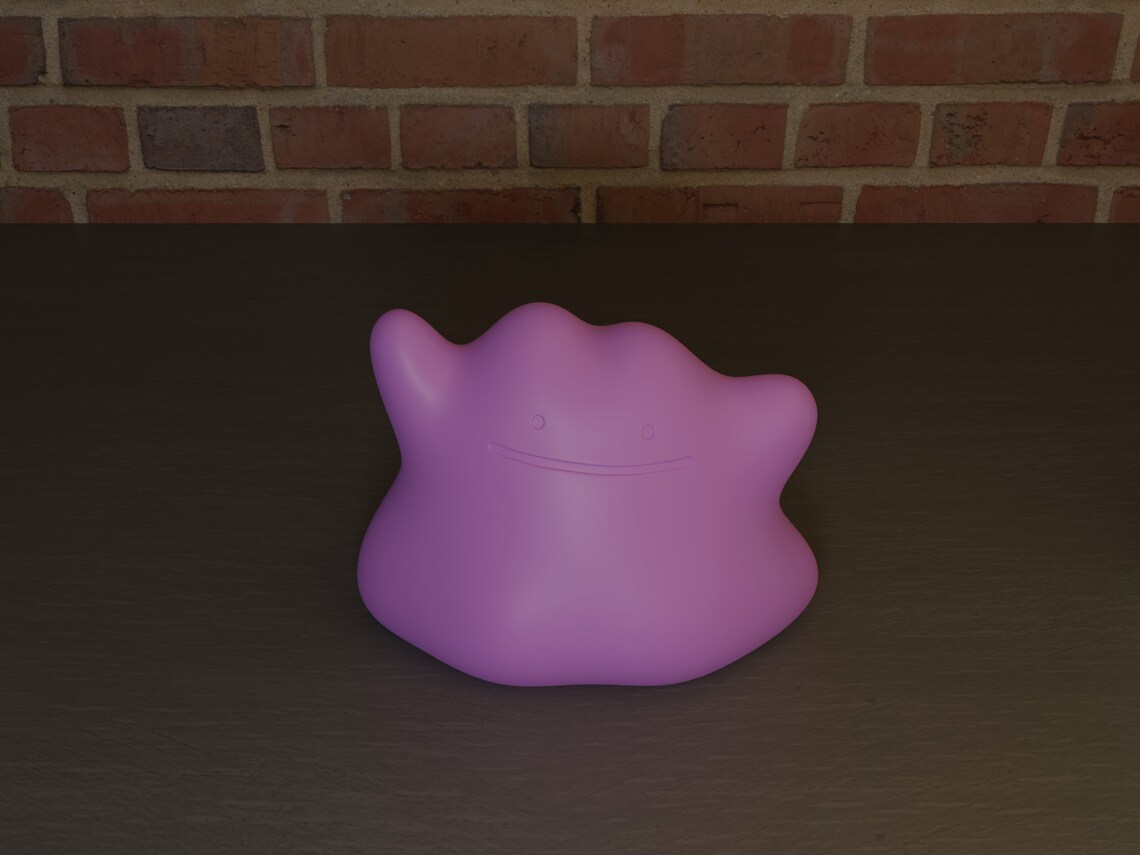 Ditto Pokemon 3D Print | Generation One | Gift for Geeks | Gift for ...
