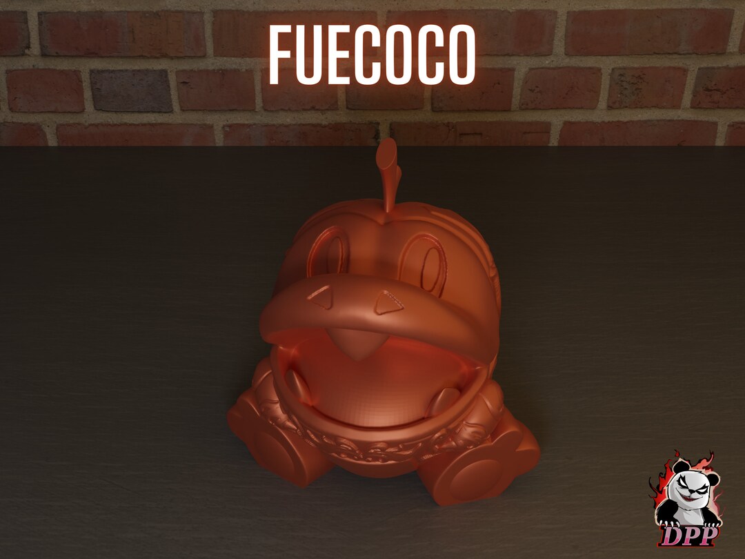 FUECOCO Ornamental Sitting Pokemon 3D Print Crocodile Fire Type Starter ...