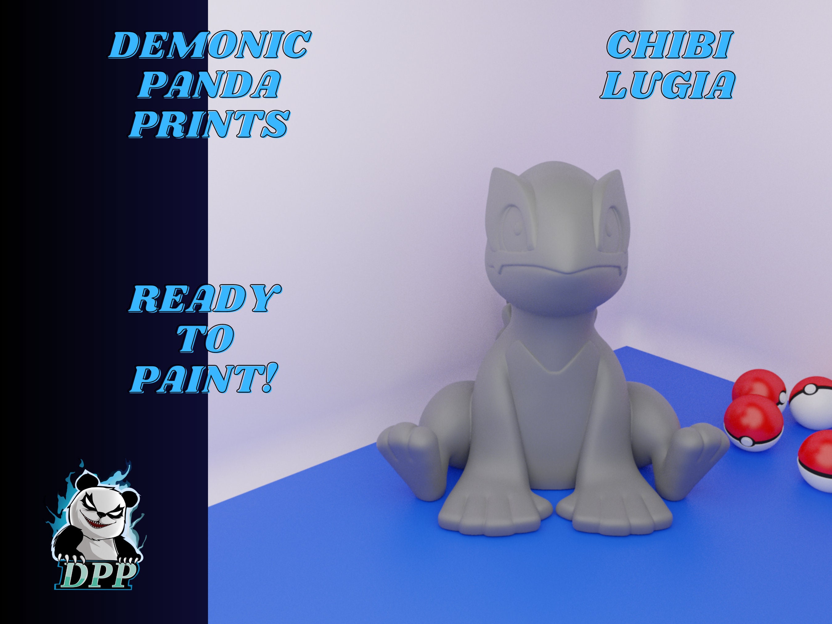 Lugia Chibi Pokemon Figure Resin Unpainted Cute Funny - Etsy