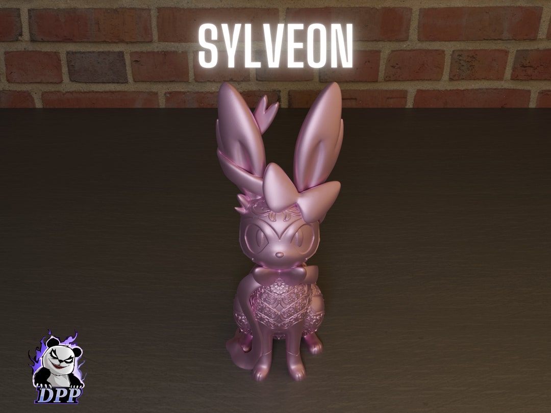 Sylveon Ornamental Eevee Evolution Fairy | Pokemon Plastic PLA 3D Print ...