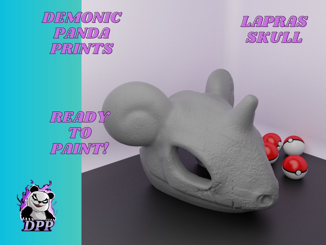 Lapras Skull Pokemon Figure Do It Yourself Resin Unpainted Miniature ...