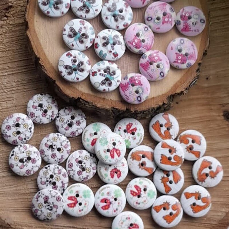 Animal Buttons - Etsy UK