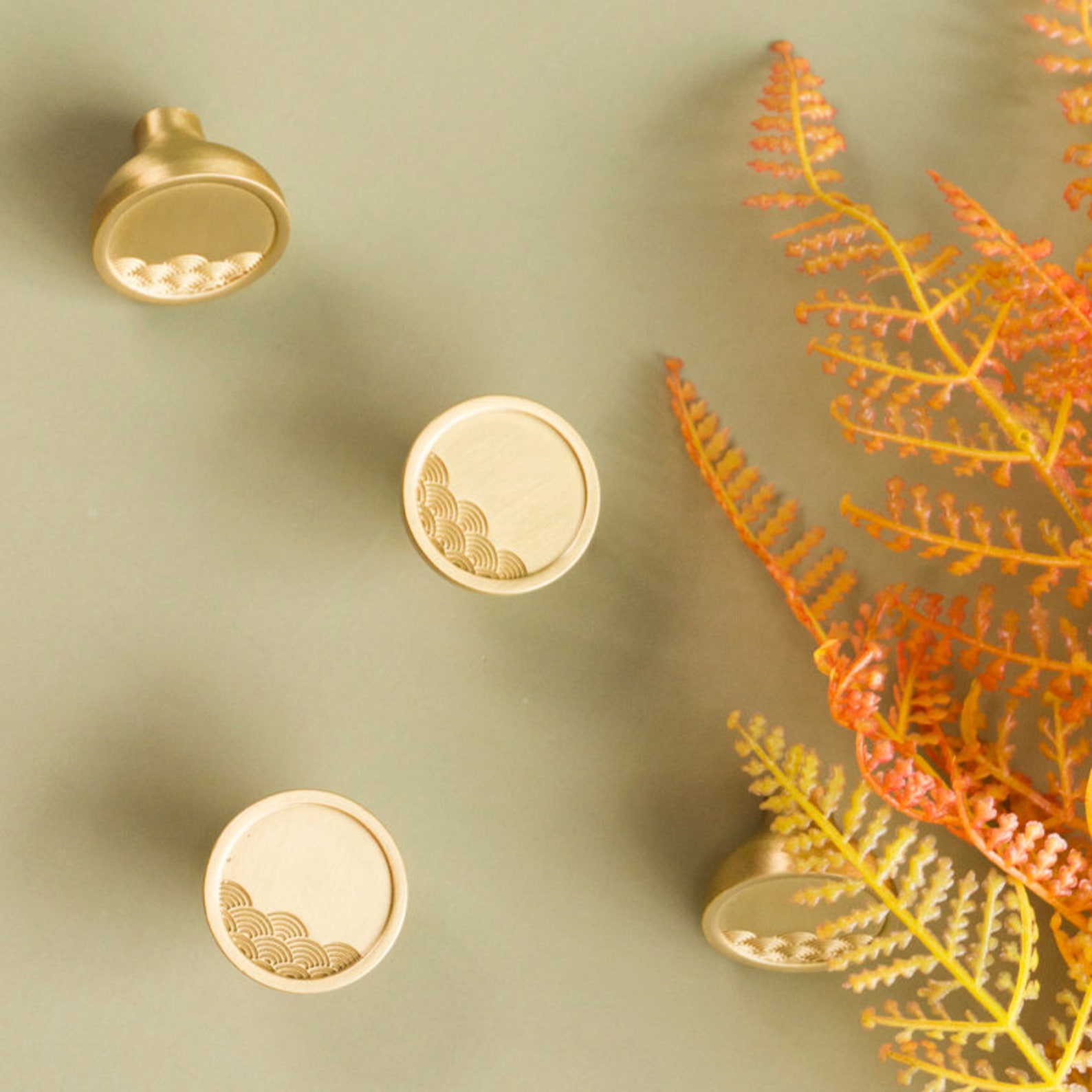 Solid Brass Cabinet Knobs Cloud Brass Drawer Pulls Handle - Etsy