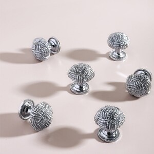 Solid Brass Knit Cabinet Knobs Pulls, Vintage Gold Drawer Knobs Pulls ...