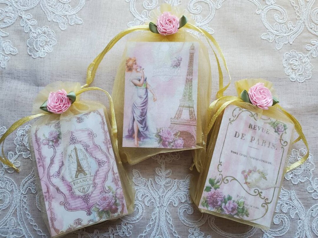 French Inspired Soap Gift Set, Soap Trio, Beauty Soaps, Bar Soap Set ...